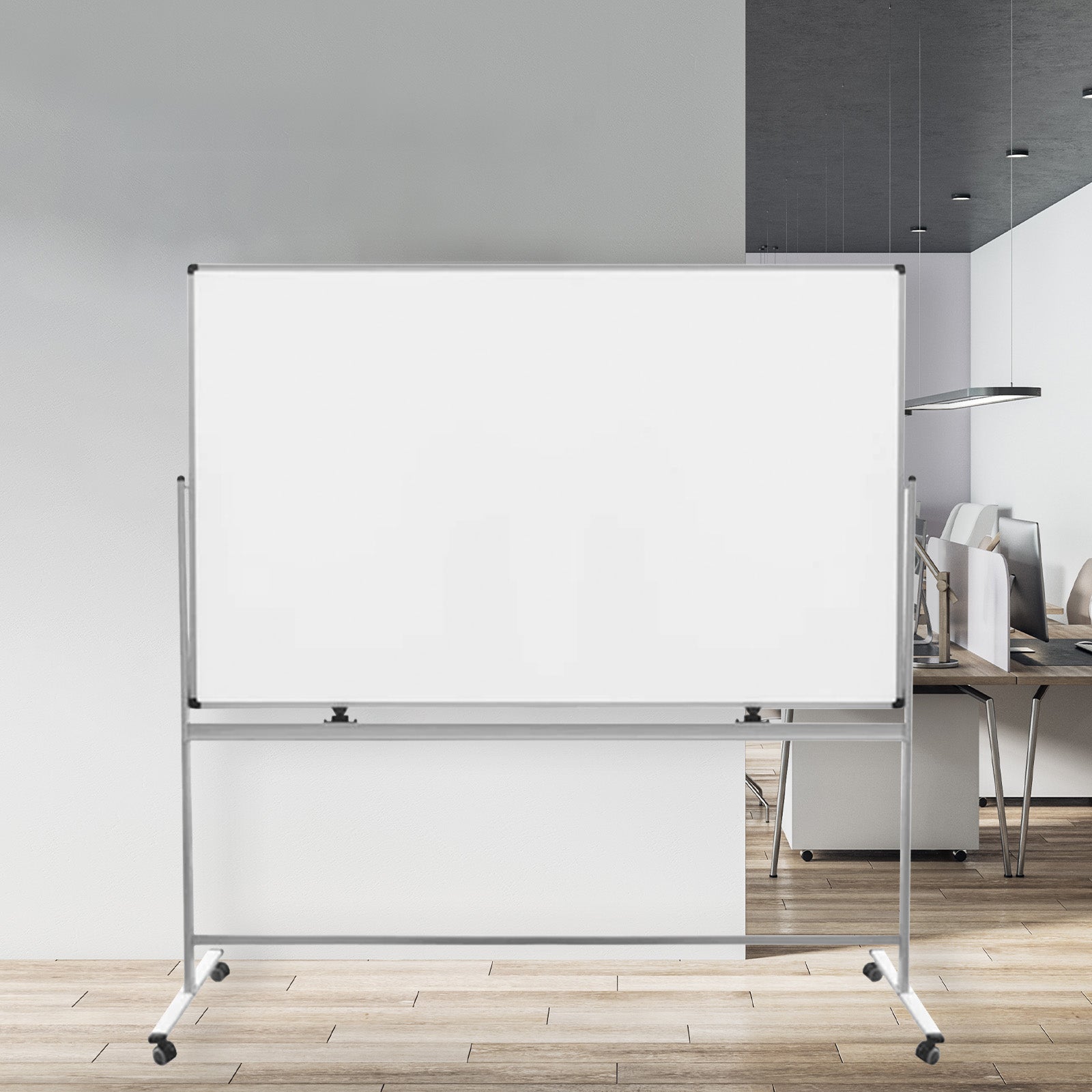 Whiteboard speziallackiert | Mobile & drehbare Tafel